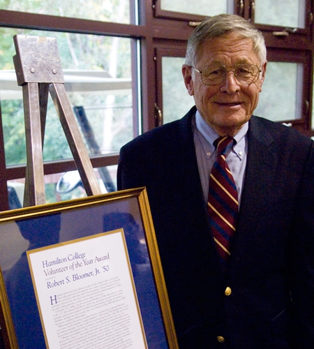 Volunteer of the Year - Robert S. Bloomer, Jr. ’50 - Hamilton College