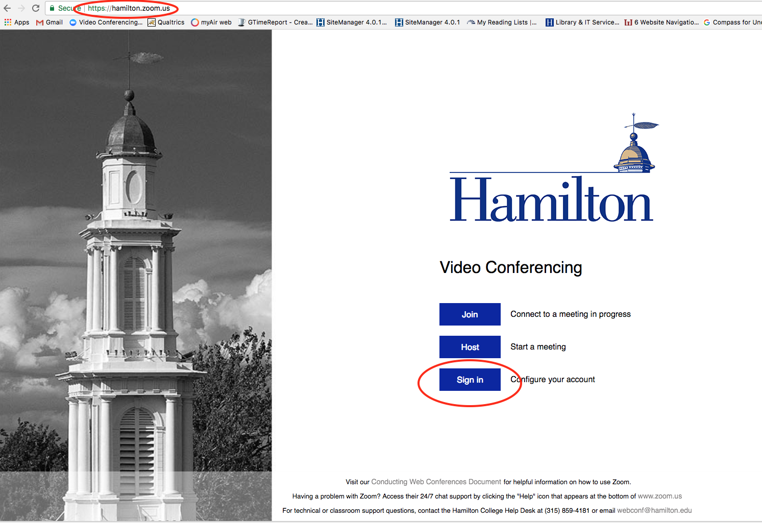 Resource Center - Getting Started With Zoom - Hamilton College